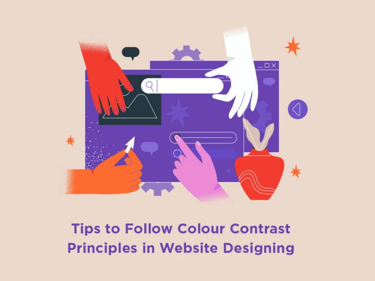 Tips to Follow Colour Contrast Principles in Website Designing | Top 6 ...
